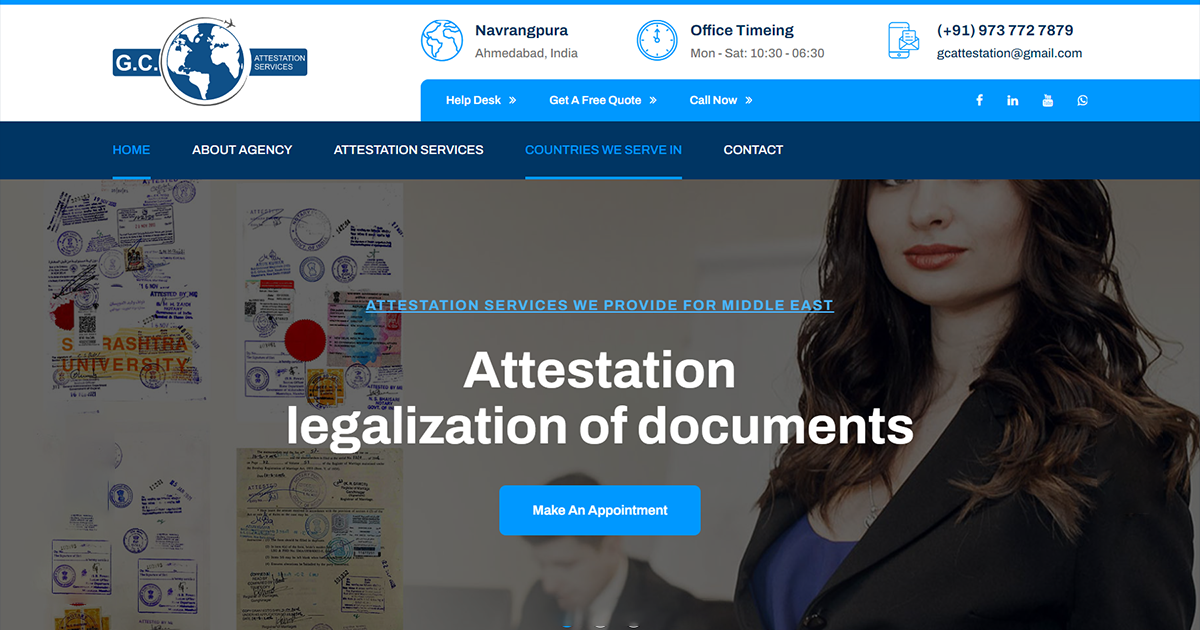 G.C. ATTESTATION SERVICES - certificate attestation, attestation, visa ...